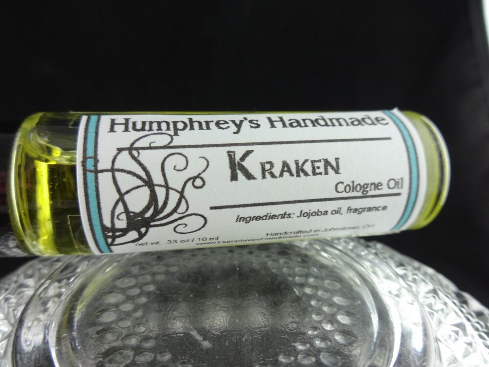 KRAKEN Cologne Oil Men's Roll on Aqua Di Geo Type Glass | Etsy