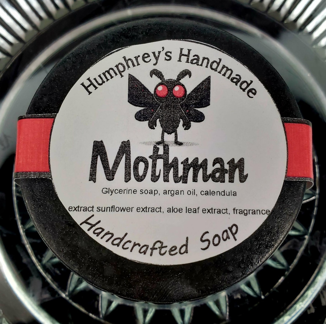 MOTHMAN Bourbon Pumpkin, Halloween Glycerin Soap, Shave Shampoo Soap ...