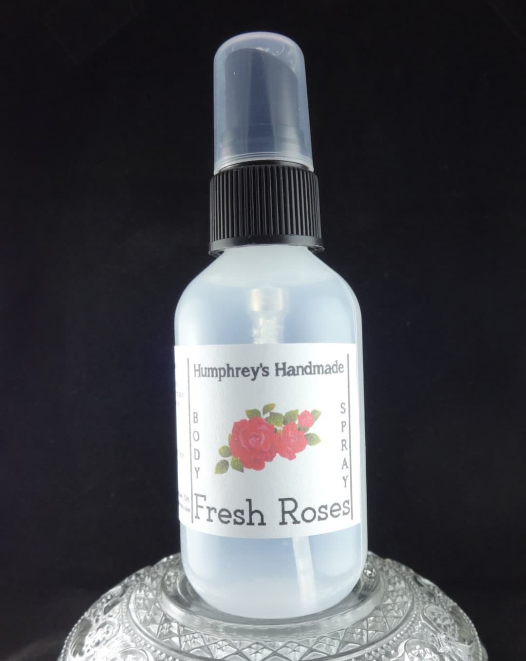 FRESH ROSES Body Spray, Handcrafted Perfume Room and Linen Spray 2 Oz ...