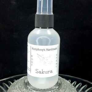 SAKURA Women's Body Spray, Japanese Cherry Blossom Scent Handcrafted ...