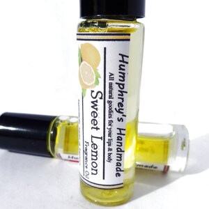 SWEET LEMON Roll on Perfume Fragrance, Lemon Perfume, Citrus Yuzu ...