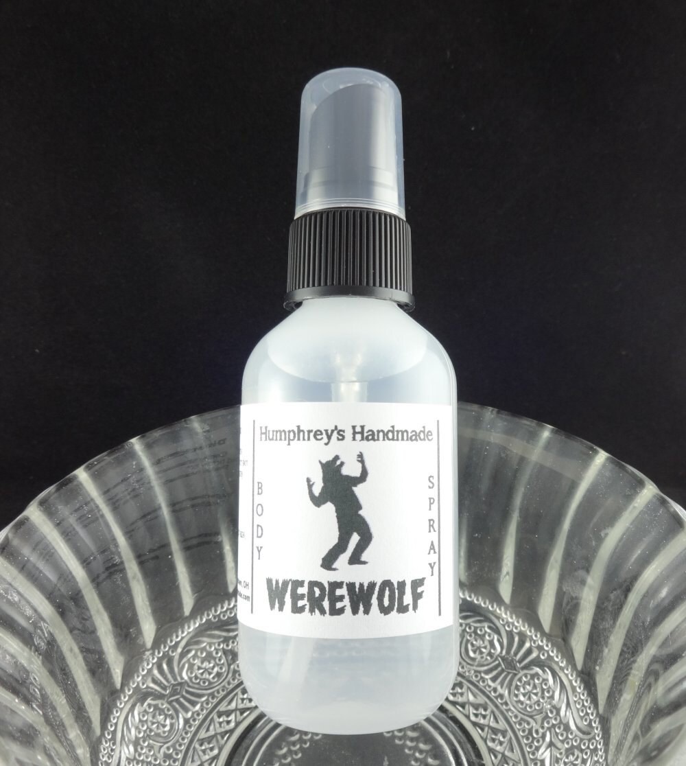 WEREWOLF Men's Body Spray Citrus Cedar Musk Handcrafted | Etsy