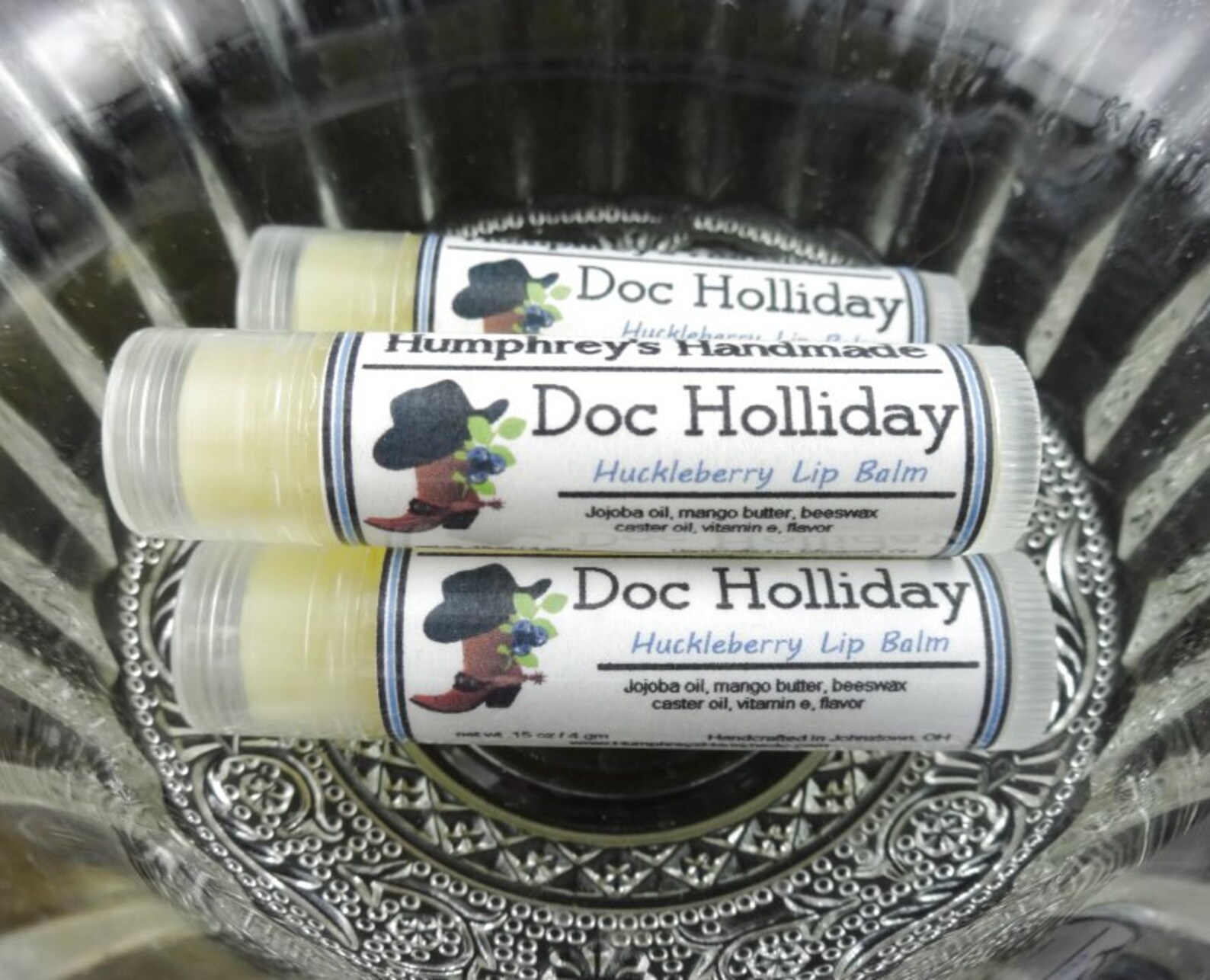 DOC HOLLIDAY Lip Balm Huckleberry Flavor Huckleberry Lip - Etsy