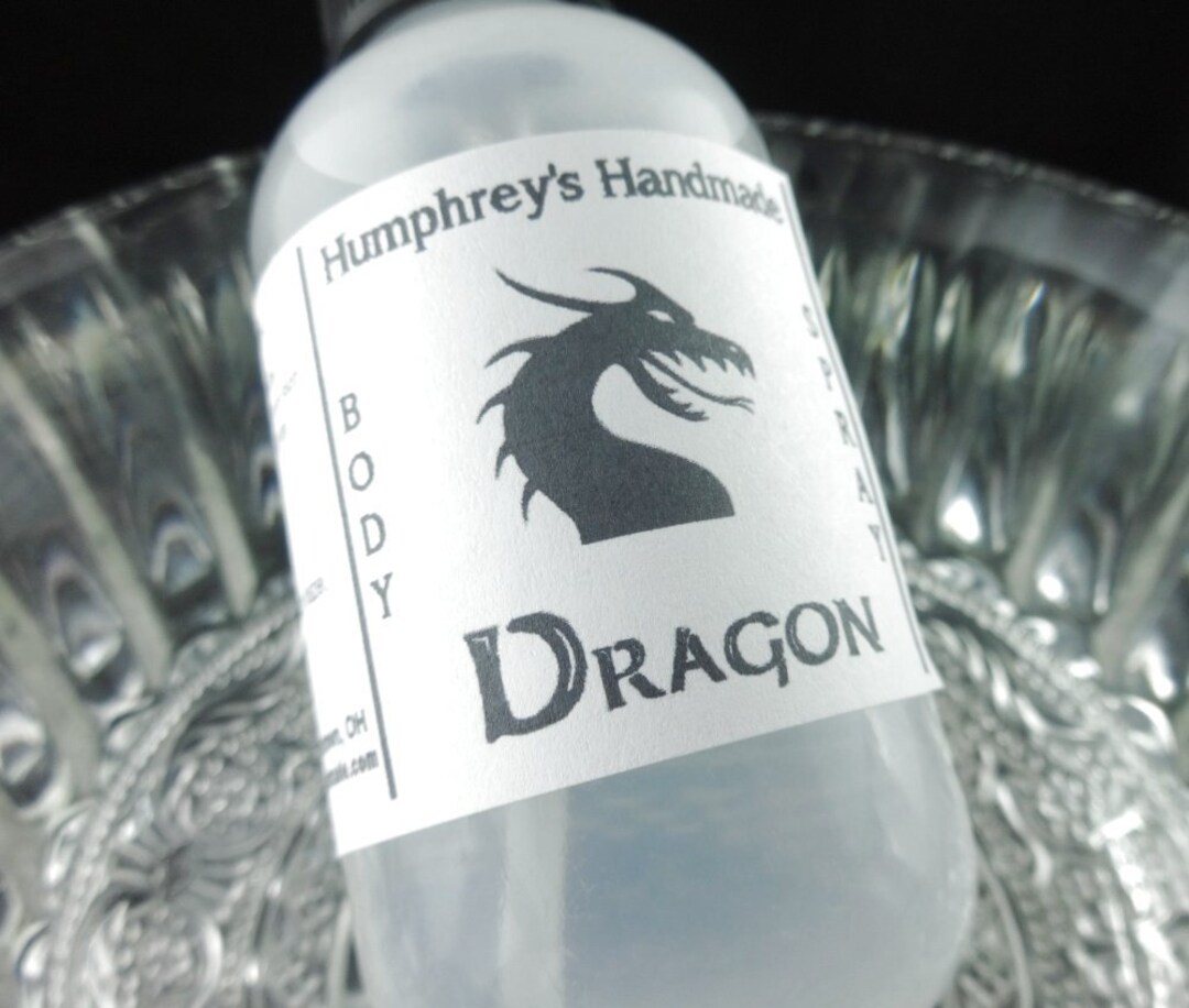 DRAGON Body Spray, Smoke Bonfire Men's Handcrafted Fragrance Room and ...