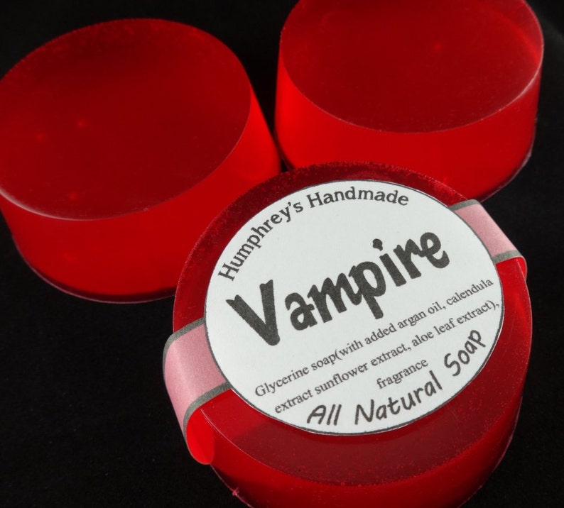 VAMPIRE Soap Blood Orange Essential Oil Soap Red Citrus - Etsy