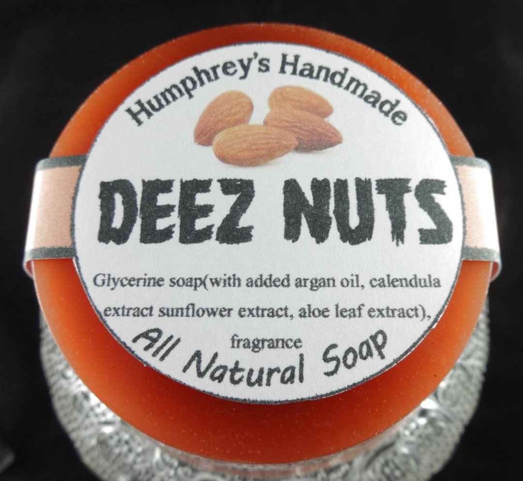 DEEZ NUTS Glycerin Soap, Honey Almond Shave & Shampoo Soap, Beard Wash ...
