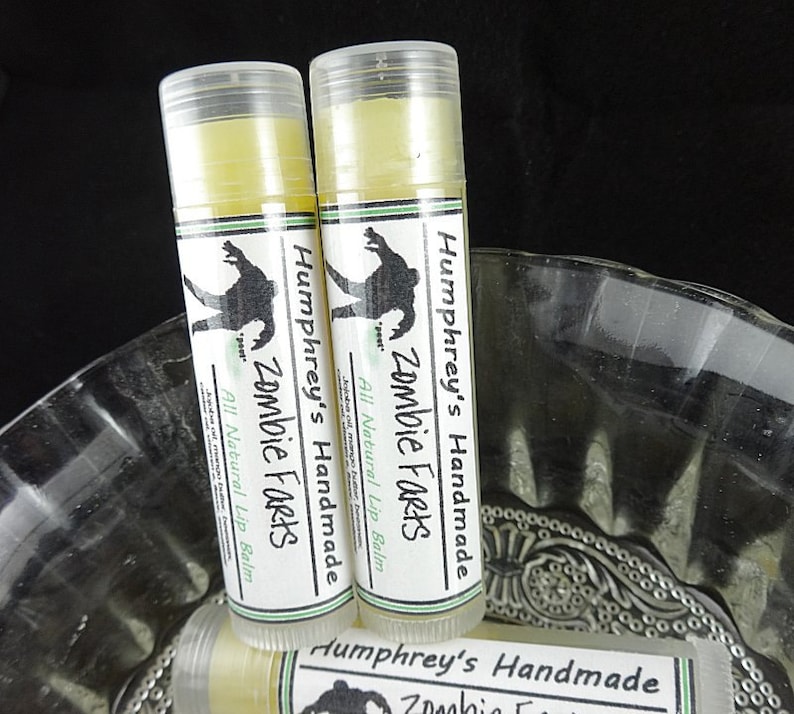 ZOMBIE FARTS Lip Balm, Vanilla Flavor Lip Balm, Humphrey's Handmade ...