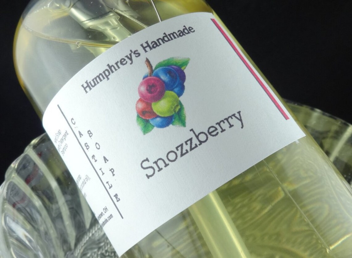 SNOZZBERRY Body Wash 8 Oz Women's Mixed Berry Scented - Etsy