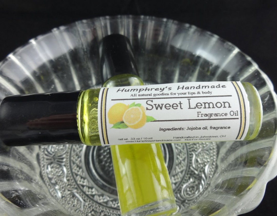 SWEET LEMON Roll on Perfume Fragrance, Lemon Perfume, Citrus Yuzu ...