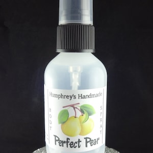 PERFECT PEAR Body Spray, Handcrafted Perfume Room and Linen Spray 2 Oz ...