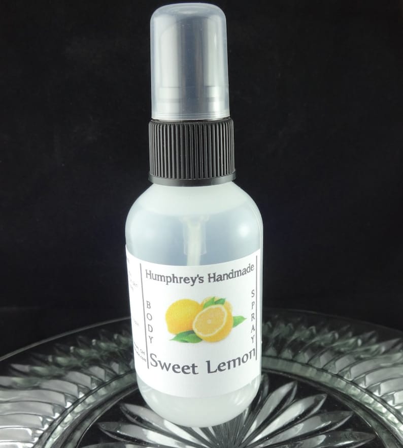 SWEET LEMON Body Spray Lemon Sugar Scented Handcrafted - Etsy