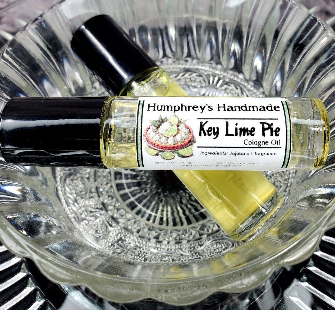 KEY LIME PIE Cologne Oil, Summer Citrus Tangy Roll on Fragrance Oil ...