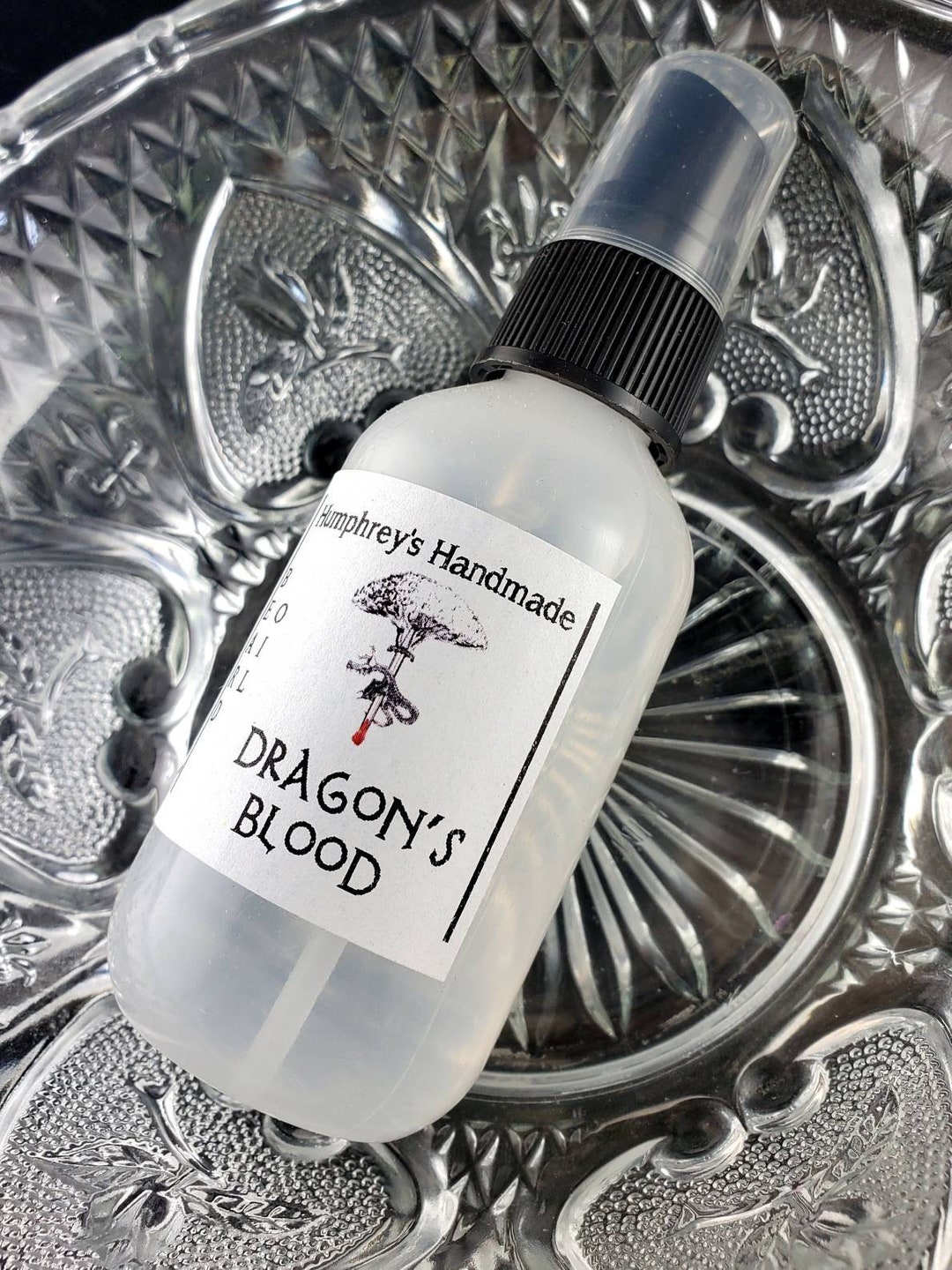 DRAGON'S BLOOD Body Spray, Amber Patchouli Vanilla Orange Scented ...
