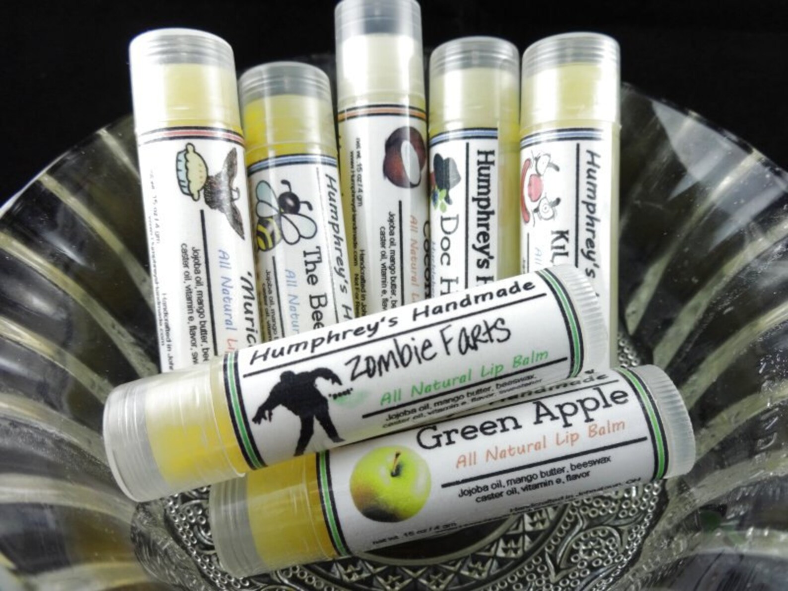 ZOMBIE FARTS Lip Balm, Vanilla Flavor Lip Balm, Humphrey's Handmade ...