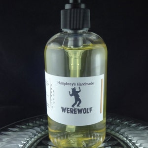 Men's WEREWOLF Beard Wash & Body Wash, 8 Oz, Twilight Woods Scent ...