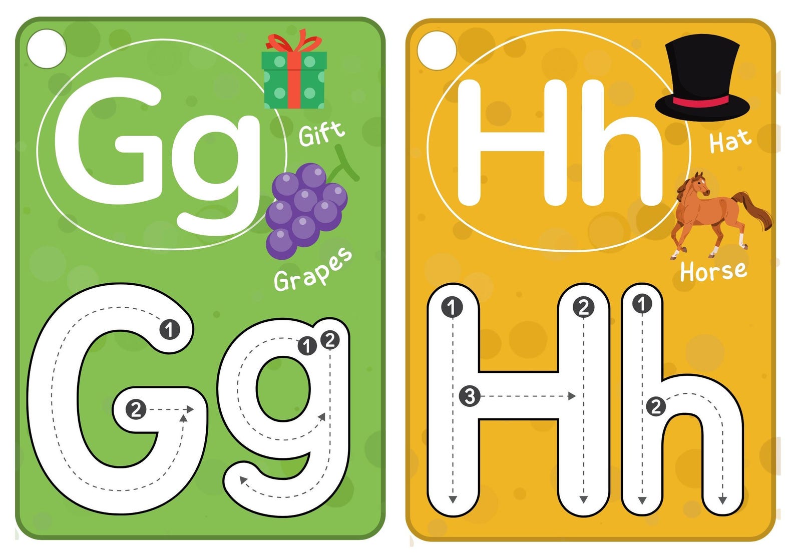 ABCD Tracing Keyring Flash Cards | Alphabet Letter Learning Cards for ...