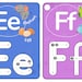 ABCD Tracing Keyring Flash Cards | Alphabet Letter Learning Cards for ...