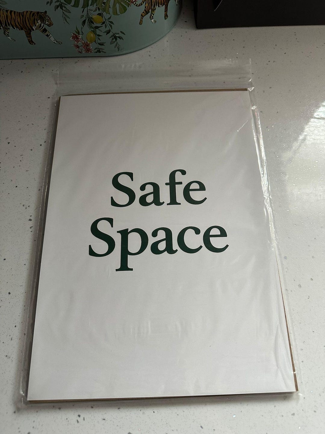 Safe Place Affirmation| A4 Art Print - Etsy