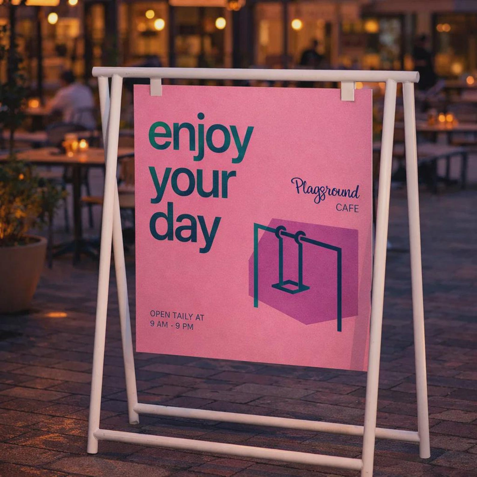 Sidewalk Sign - Sandwich Board - Advertising Sign - Business Sign ...