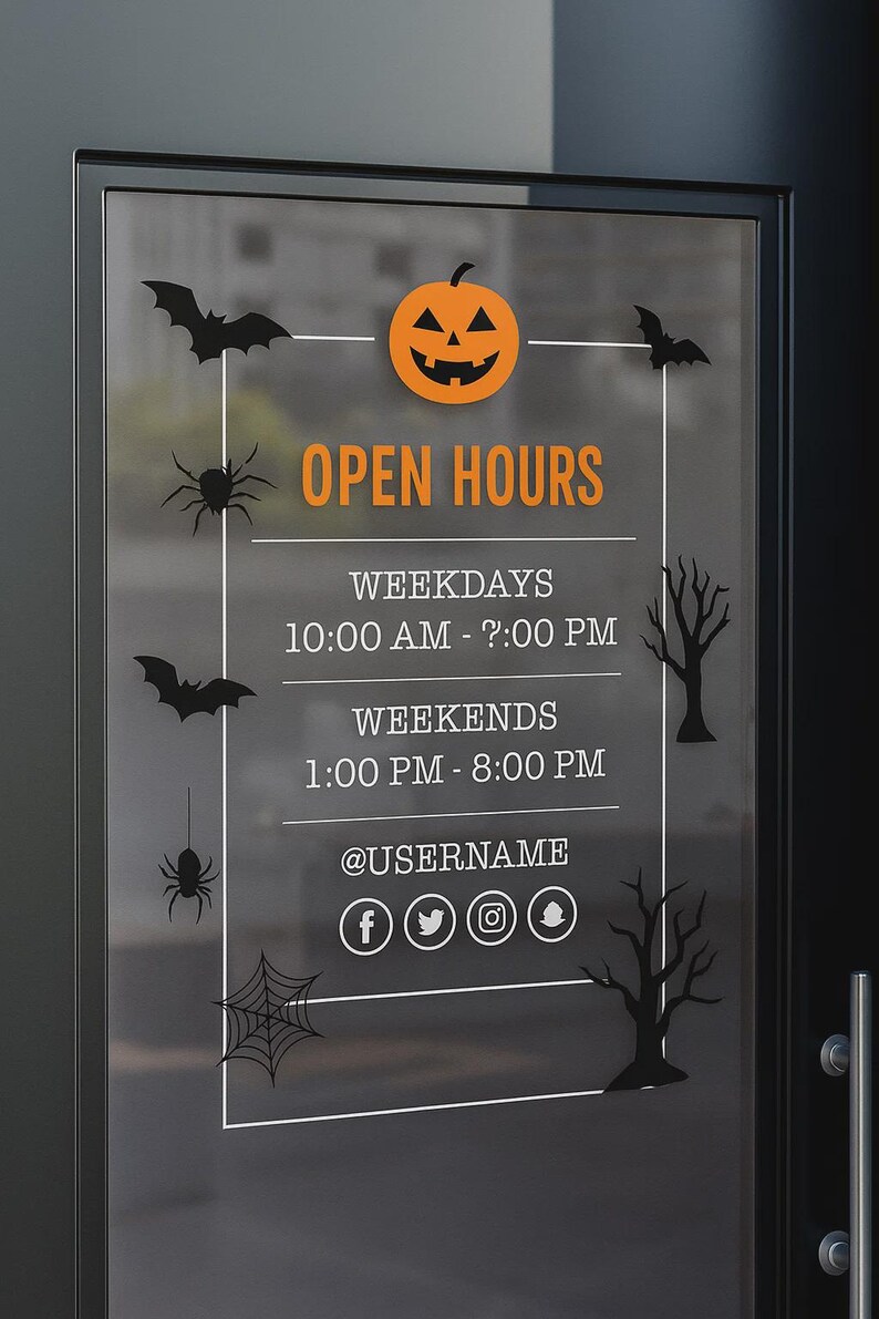 Halloween Vinyl Stickers - Ghost Sticker - Halloween Decor - Halloween ...