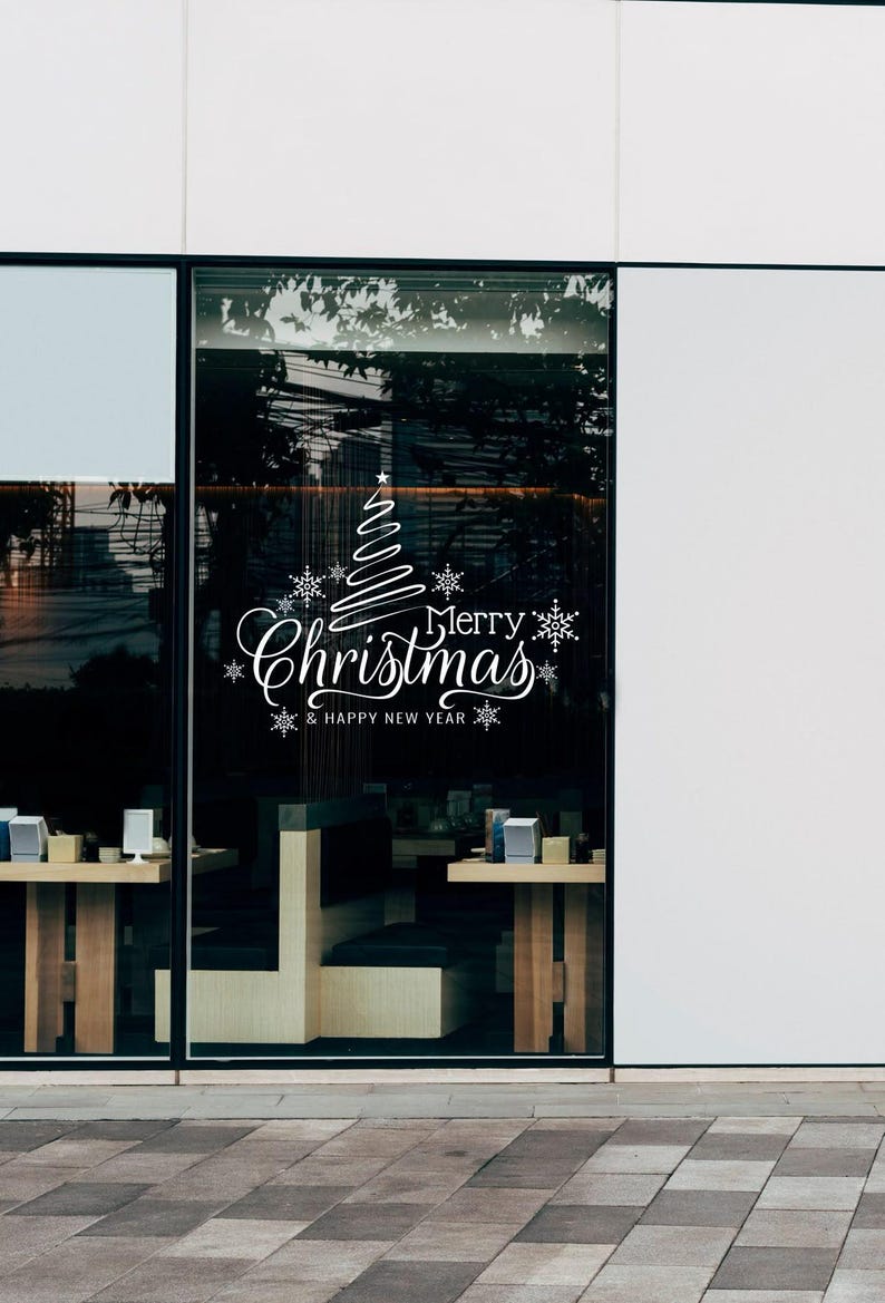 Custom Window Decal Set – Removable Vinyl Stickers for Shop Displays ...