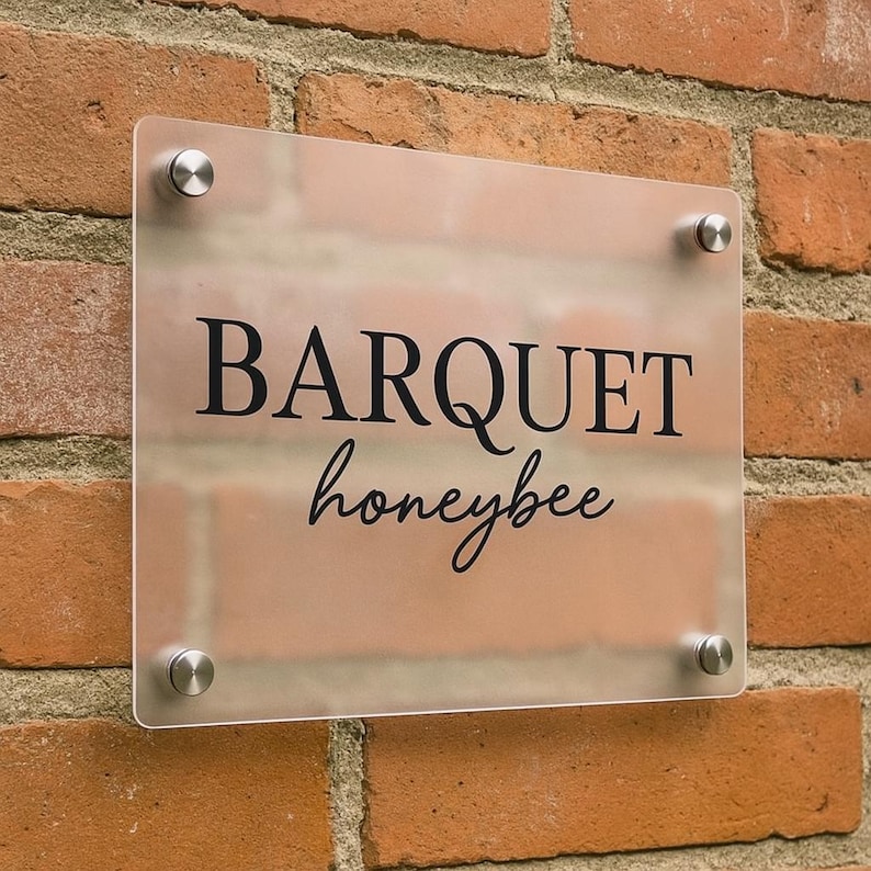 Personalized Acrylic Office Sign | Custom Logo Wall Sign for Business ...