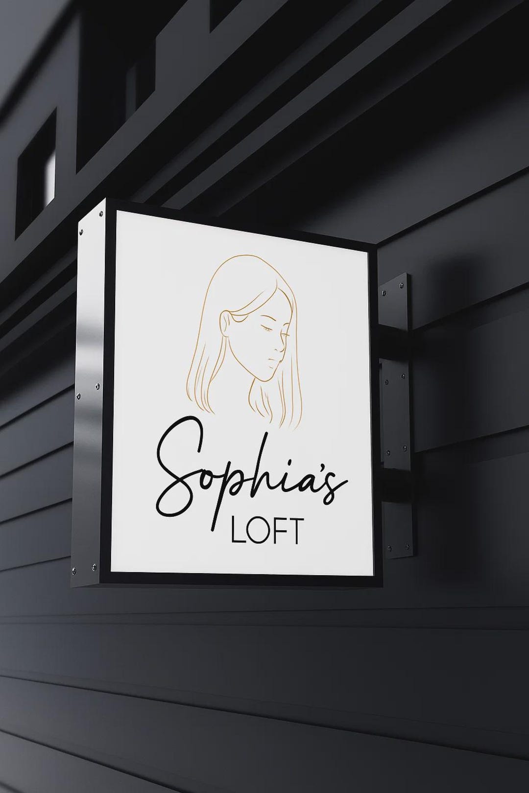 Custom LED Light Box Sign | Double Sided Illuminated Business Logo ...