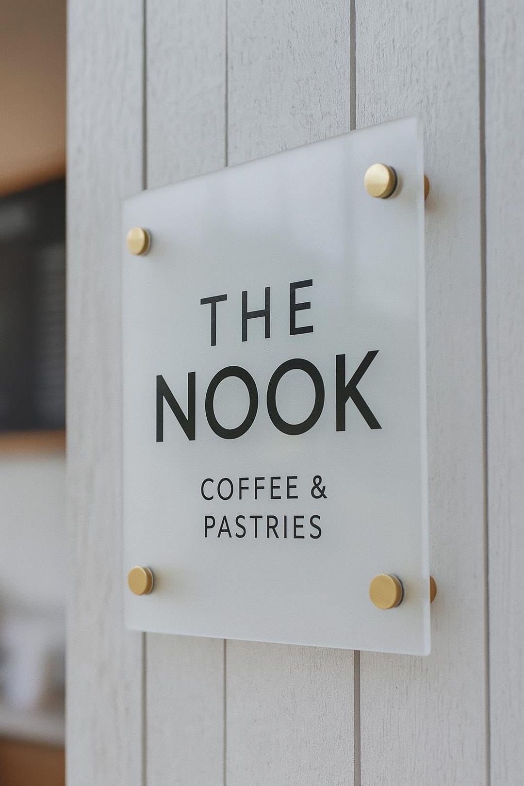 Personalized Acrylic Office Sign | Custom Logo Wall Sign for Business ...