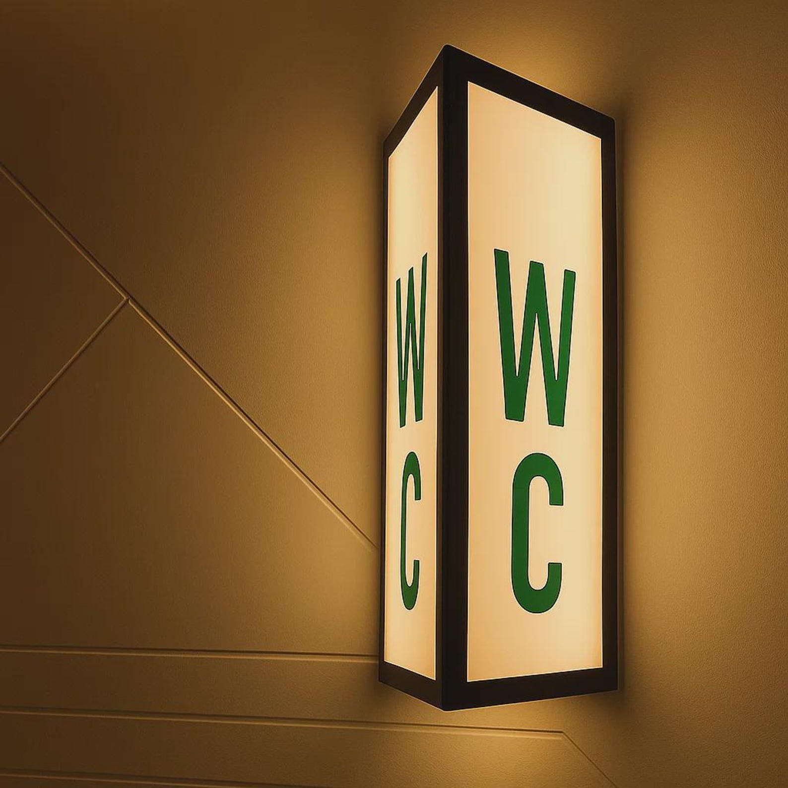 Custom LED Double-sided Hanging Lightbox – Ceiling-mounted Illuminated ...