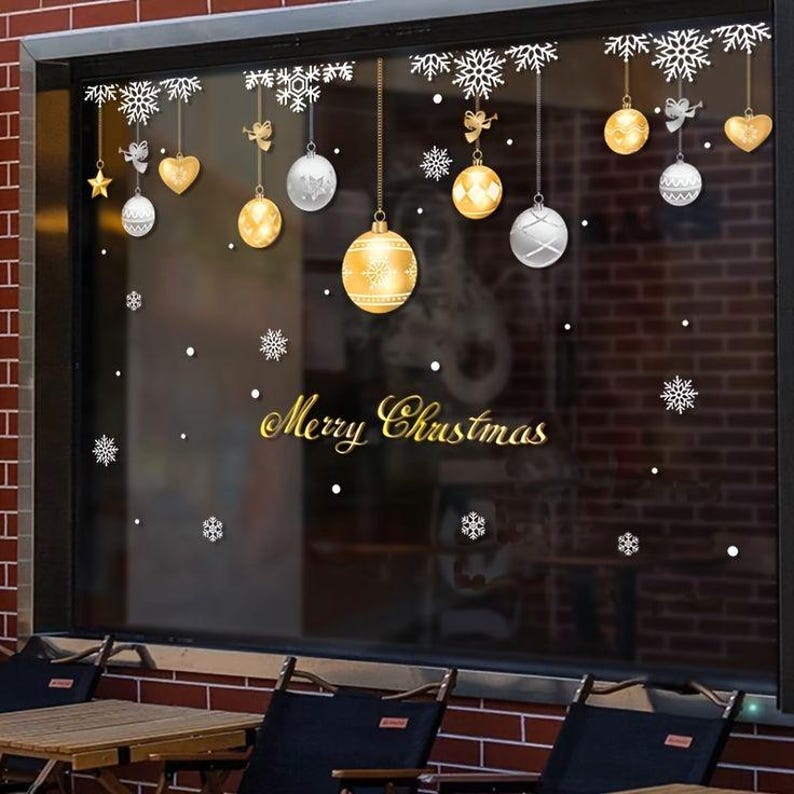 Custom Window Decal Set – Removable Vinyl Stickers for Shop Displays ...