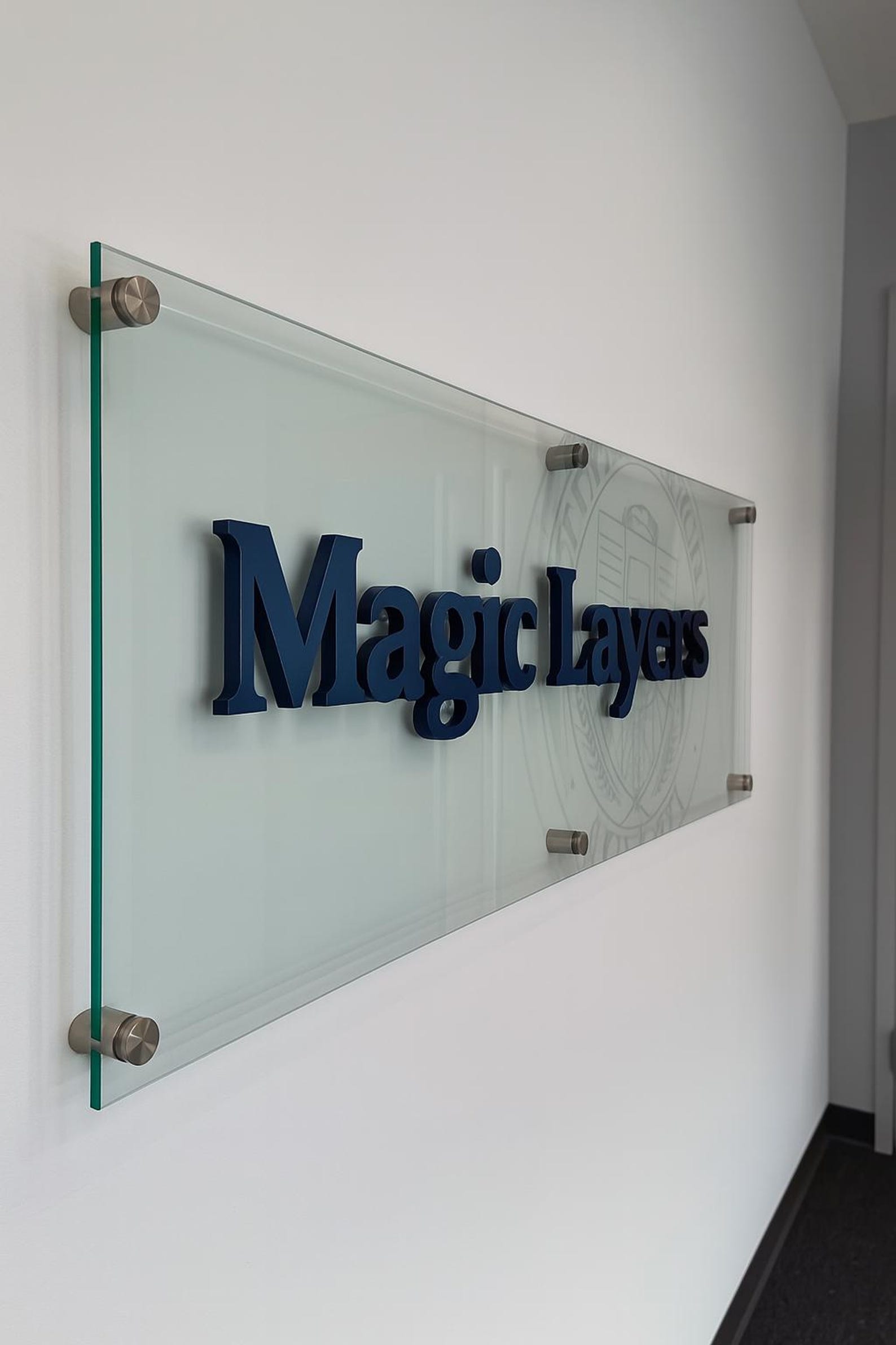 Custom Acrylic Business Sign | Personalized Office, Salon, Boutique ...