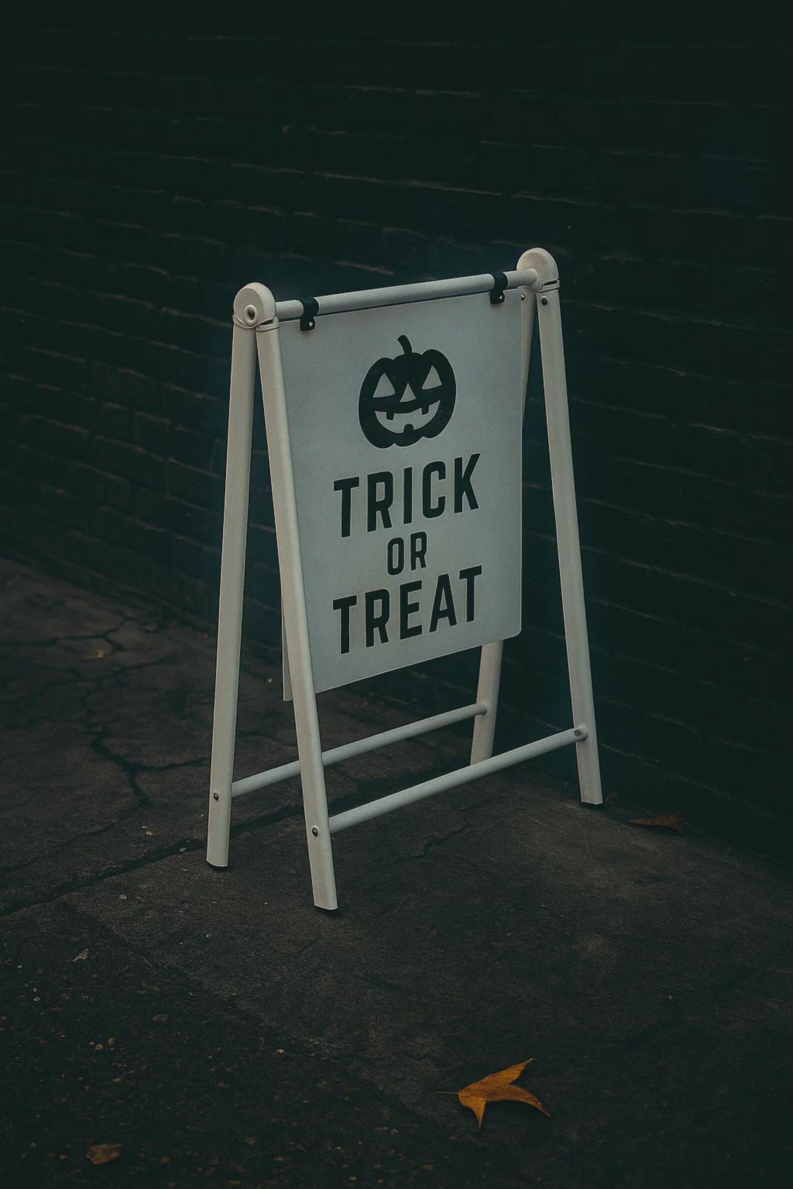 Halloween Sidewalk Sign, A-frame Sidewalk Sign – Halloween Sign ...