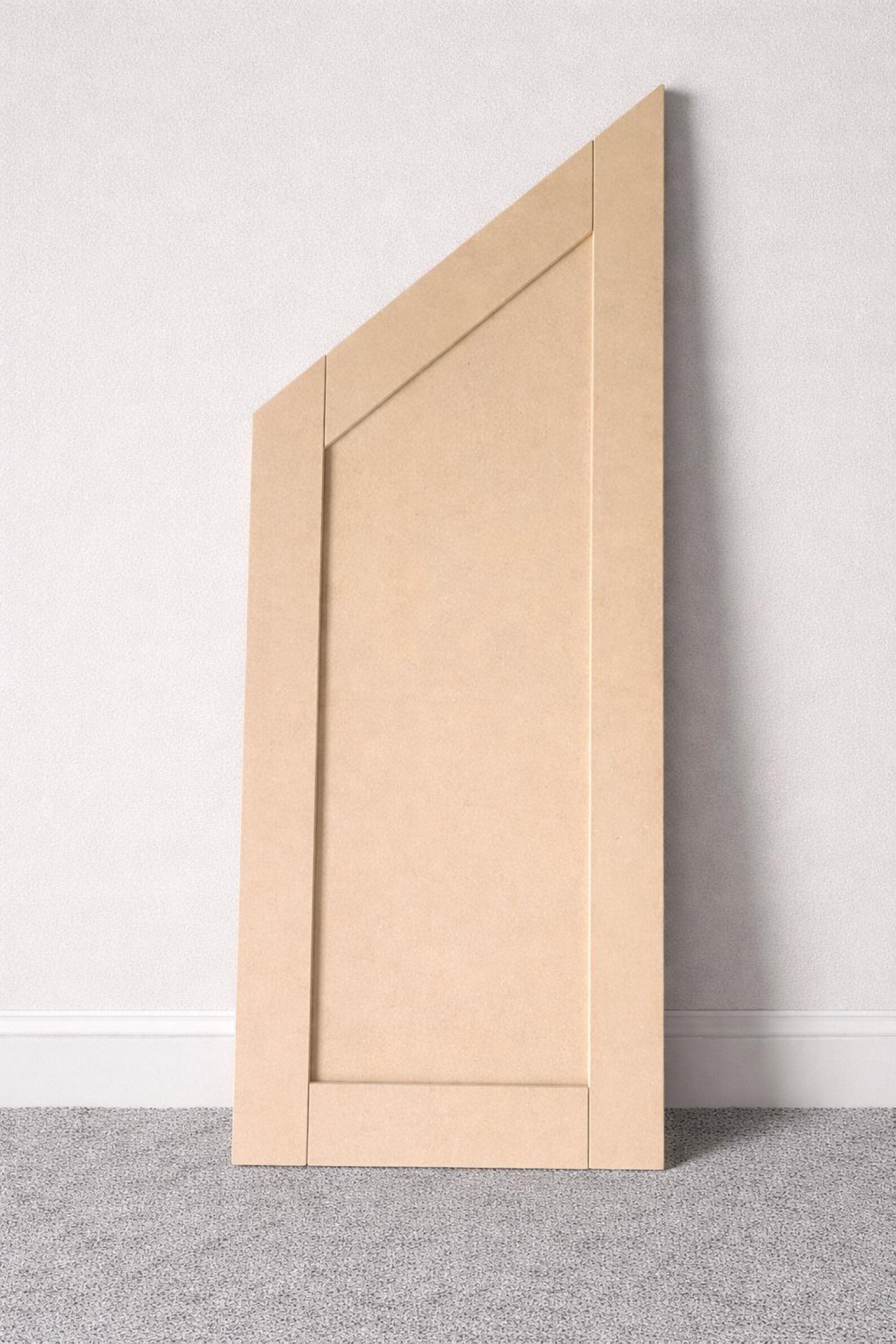 Angled Shaker MDF Door, Under Stair Storage, Custom Cabinetry - Etsy UK