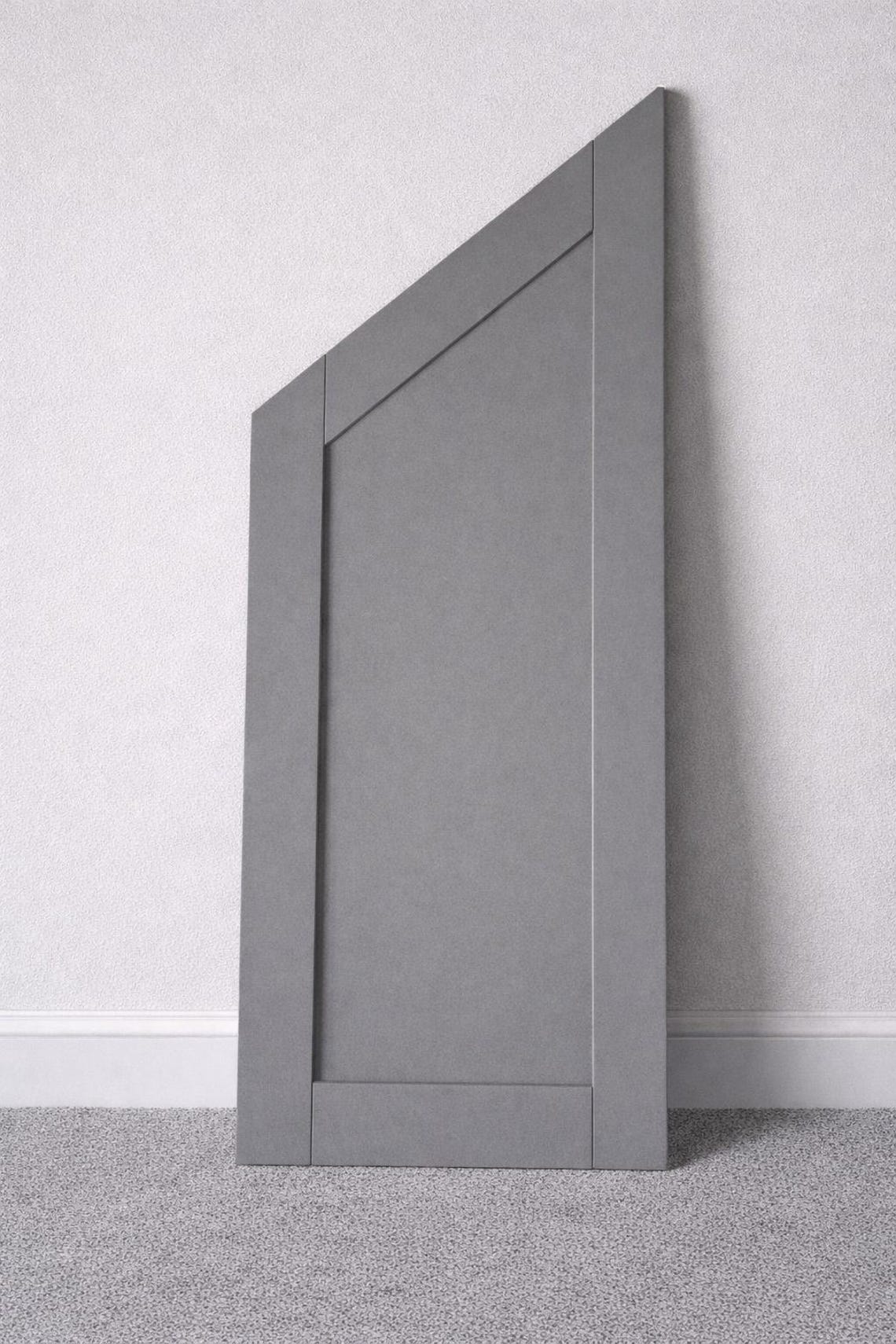 Angled Shaker MDF Door, Under Stair Storage, Custom Cabinetry - Etsy UK