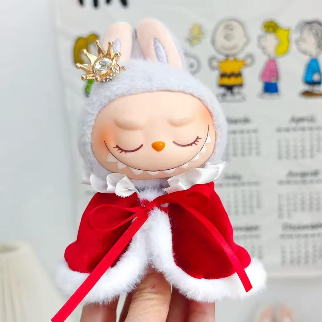 Labubu Clothes Queen – Crown & Cape, Handmade - Etsy
