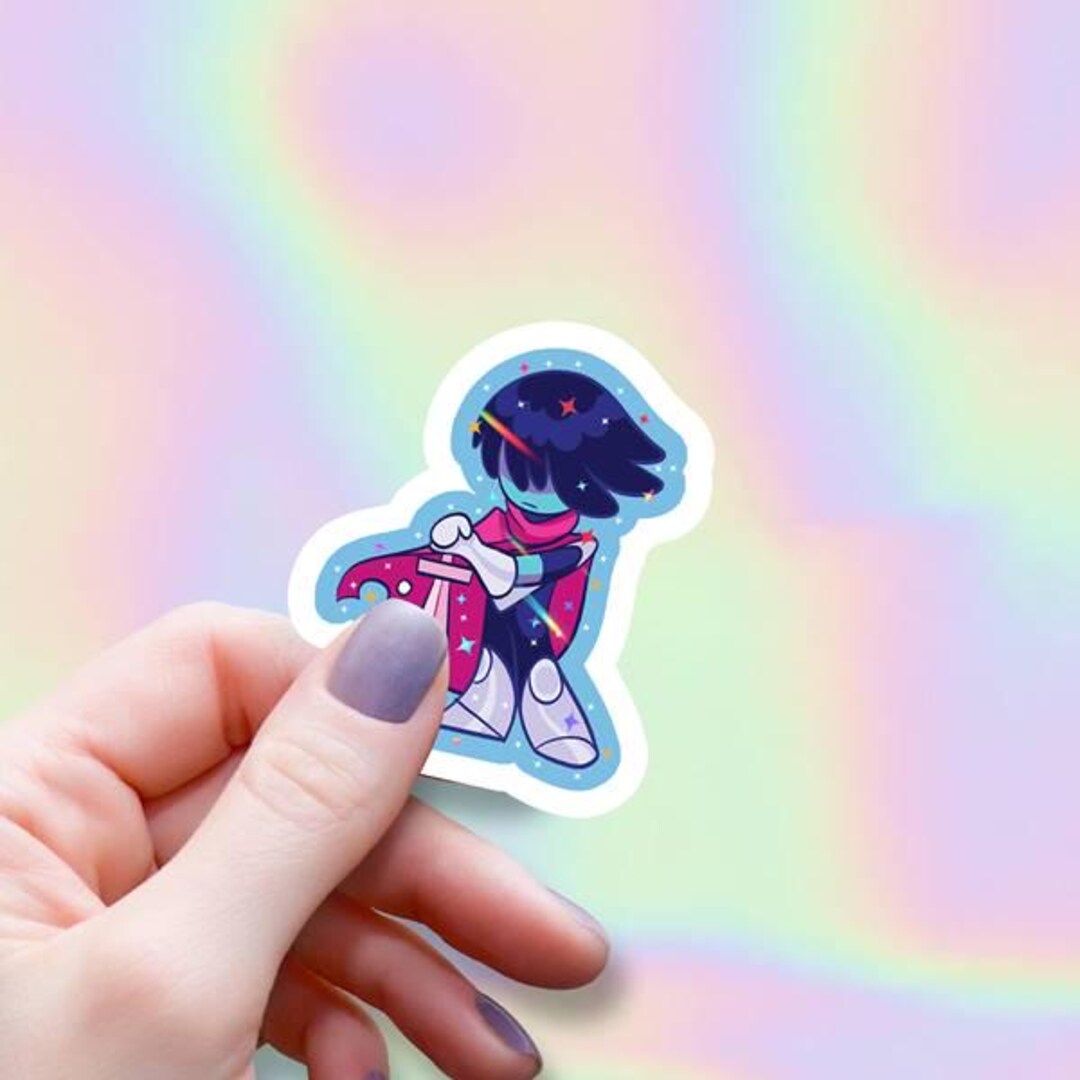 Kris Deltarune Sticker, Cute Deltarune Sticker, Kris Vinyl Decal for Laptop, Car, Water Bottle ...