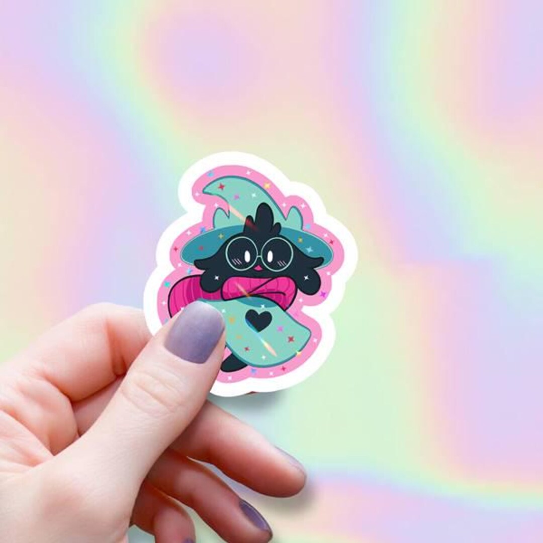 Ralsei Deltarune Sticker, Cute Deltarune Sticker, Ralsei Vinyl Decal ...