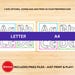 Preschool Alphabet Letter Tracing Cards: ABC Printable Card for ...