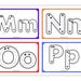 Preschool Alphabet Letter Tracing Cards: ABC Printable Card for ...