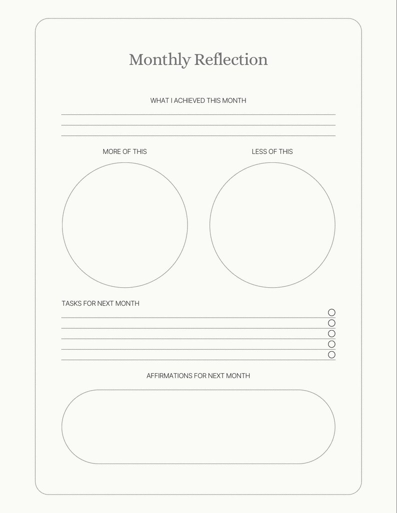 Printable Habit Tracker Bundle Daily Planner Gratitude Journal 30 Day ...