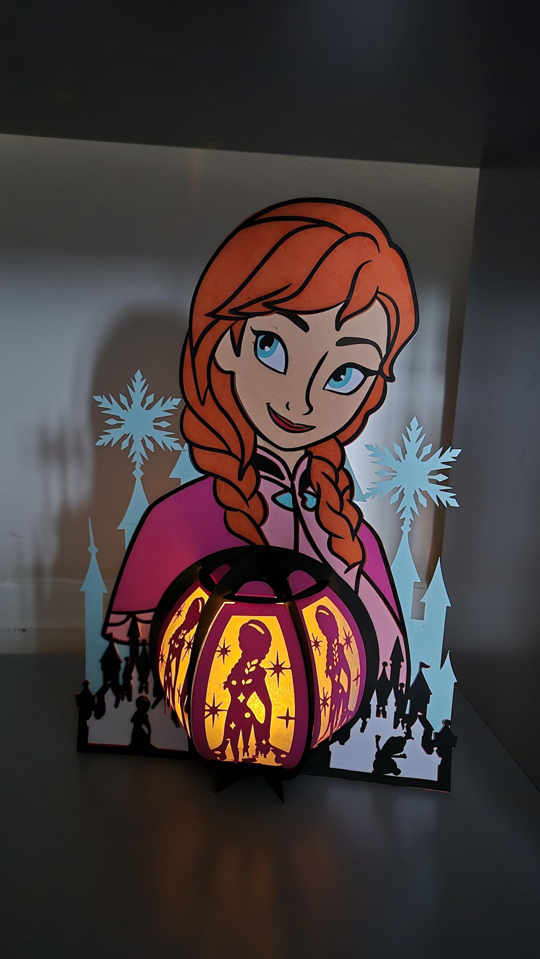 Make Your Own Anna Lantern Kit! Frozen! Activity! Decoration! Light ...