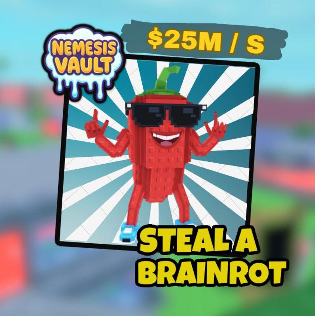 Roblox Steal A Brainrot - Chillin Chili | SECRET - Etsy Canada