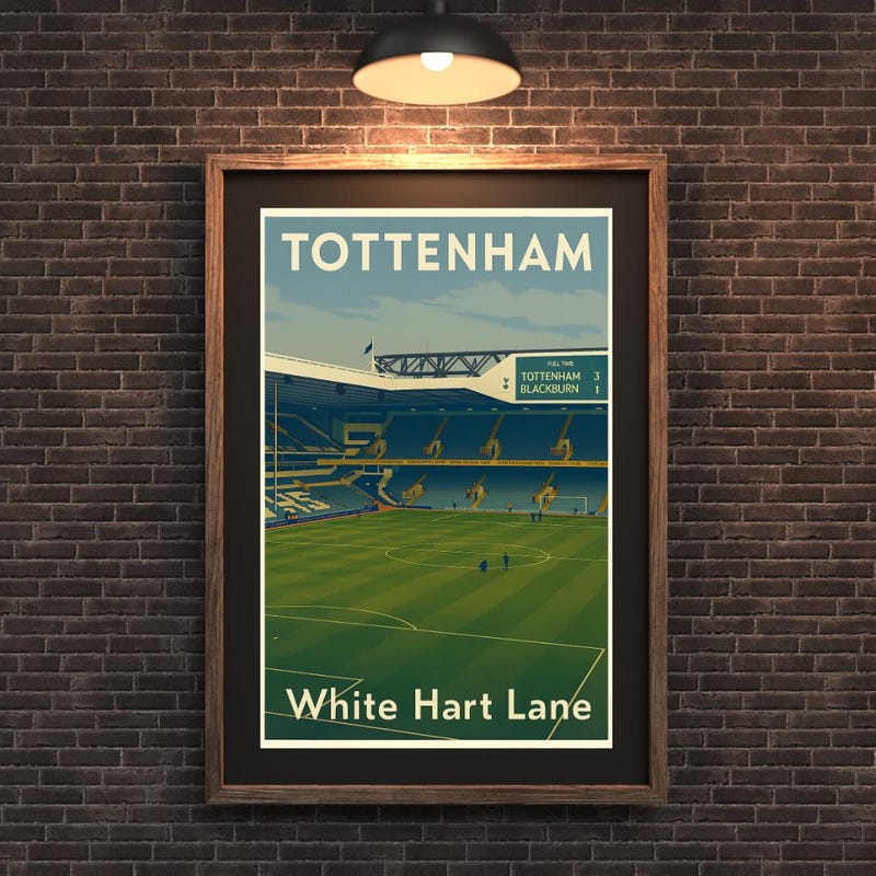 White Hart Lane Wall Art - Etsy