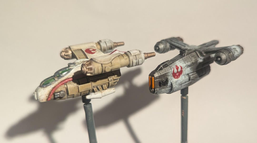 Painted Auzituck Gunship for X-wing Miniatures Game - Etsy