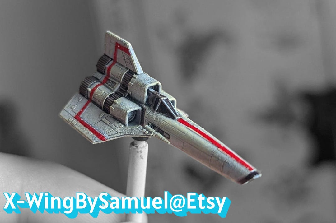 Painted Battlestar Galactica Colonial Viper 3d Print for Xwing - Etsy