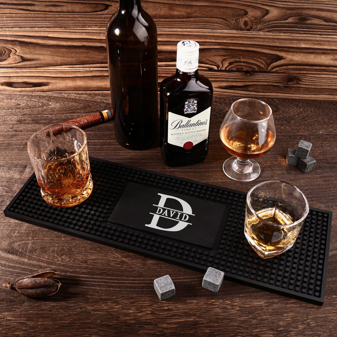 Personalized Bar Mat With Bar Name & Year,pub Accessories,coffee Bar ...