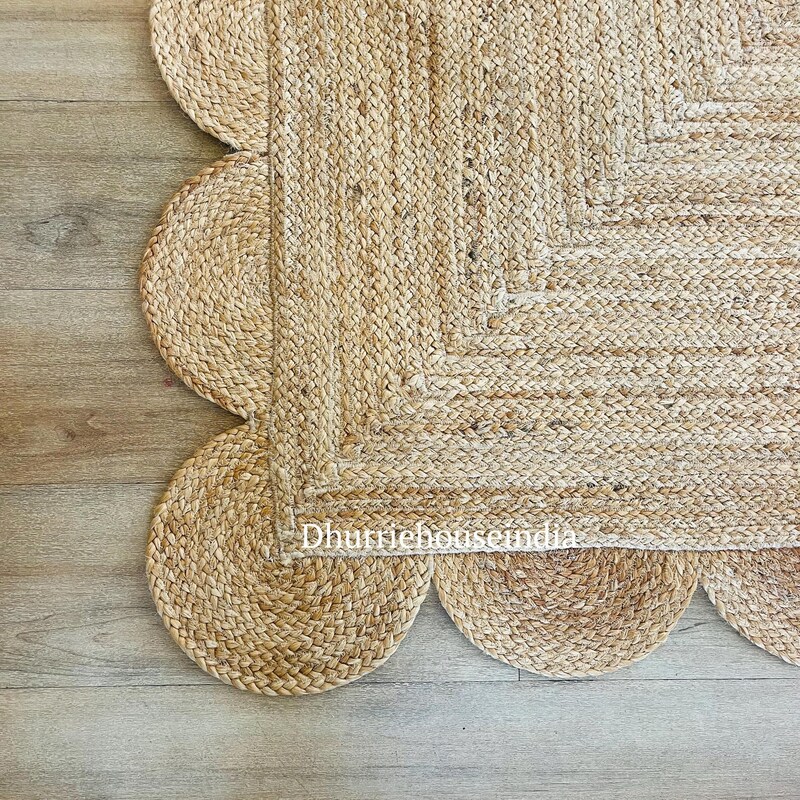 Scalloped Rug - Etsy