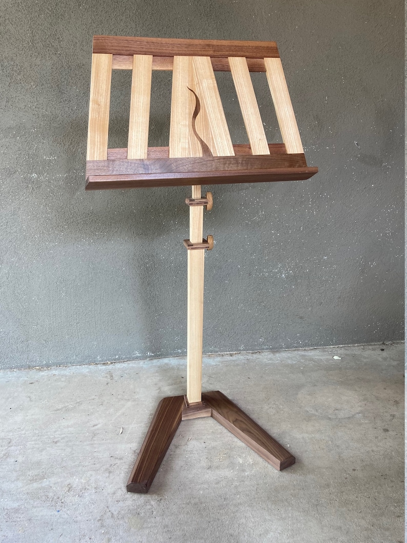 Music Stand, Custom Order, Contemporary Well Balanced Design,made to ...