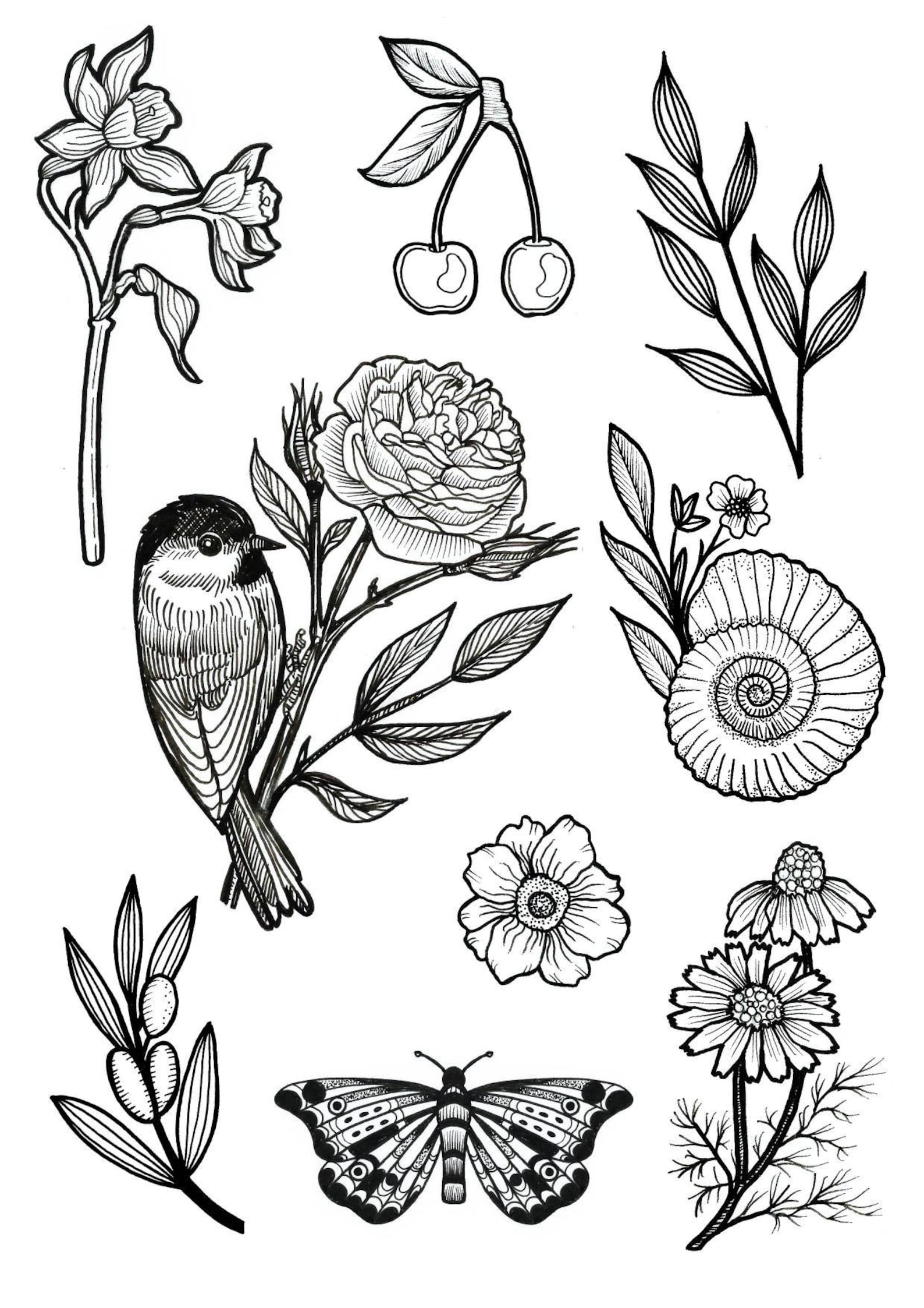 Art Commission, Custom Tattoo Design, Hand Drawn Commission, Tattoo ...