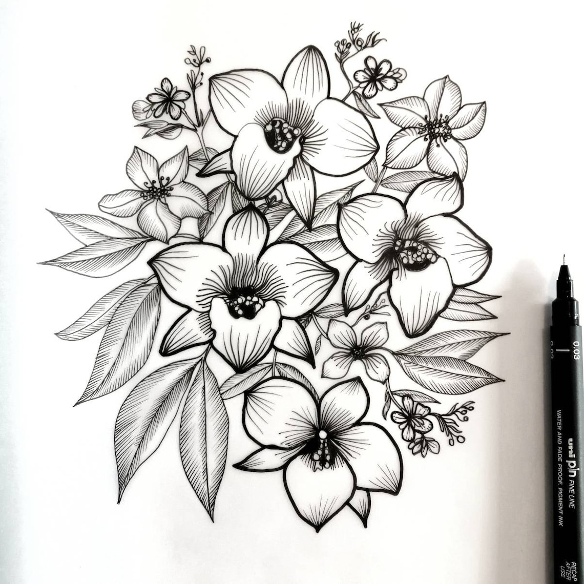 Custom Tattoo Design Tattoo Commission, Hand Drawn Commission, Tattoo ...